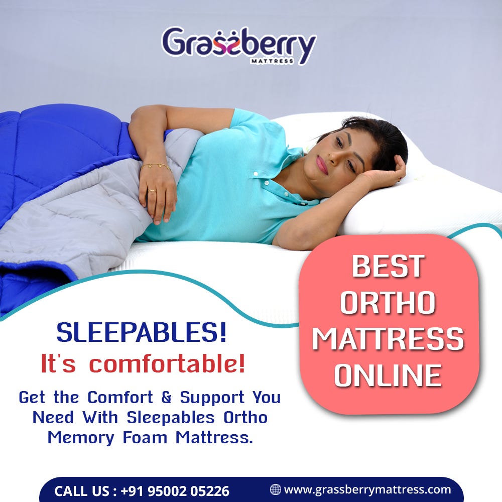 Enhance Deep sleep With an orthopaedic Mattress | by grassberrymattress ...