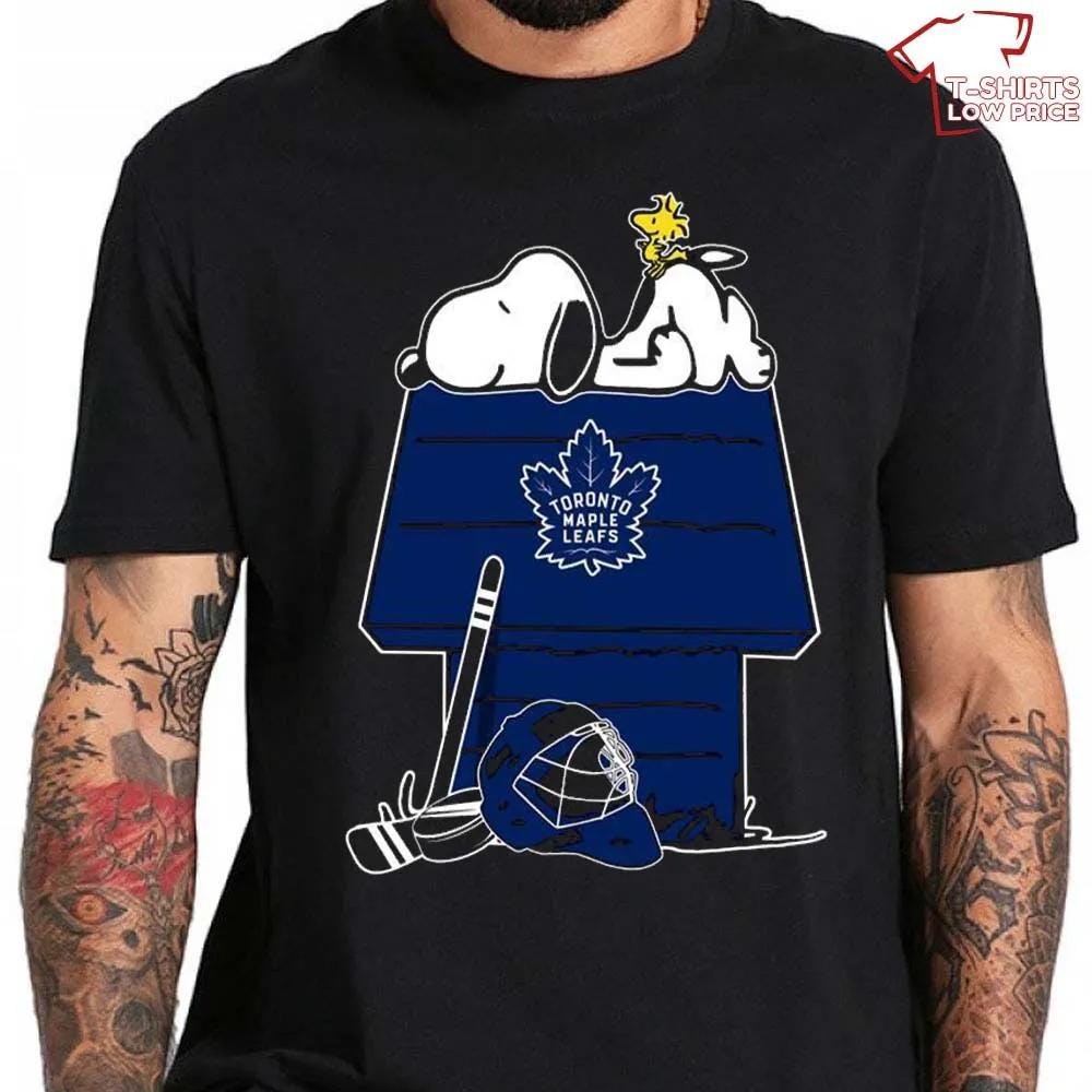 NHL Toronto Maple Leafs Snoopy Woodstock The Peanuts Unisex T-Shirt ...