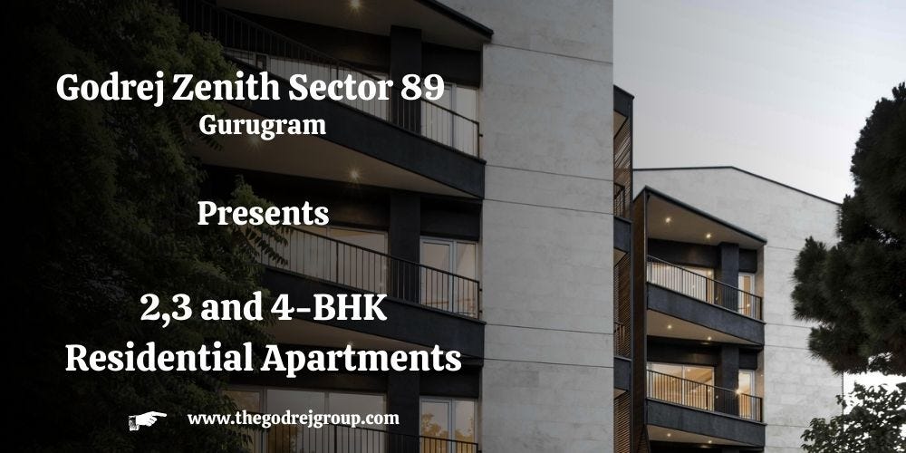Godrej Zenith Sector 89 Gurugram — Lavish Lifestyle With High-End ...
