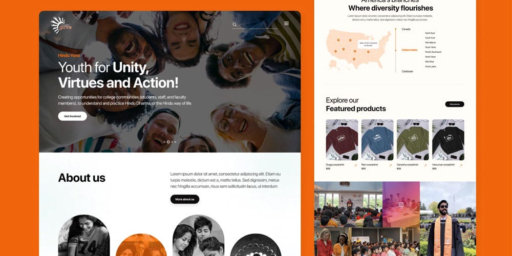 Bridging Cultural Gap: UI/UX Reimagined for Hindu Yuva by TheFinch ...