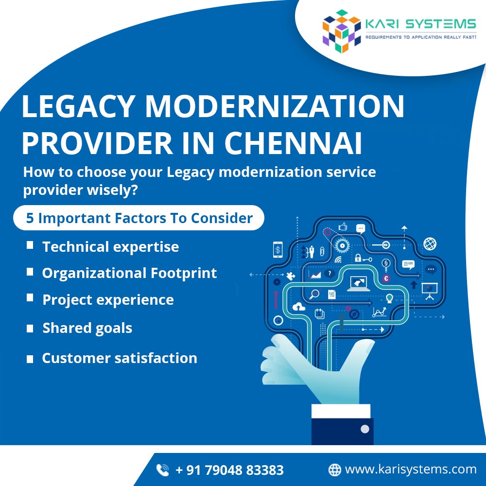 The Reason Why Is Legacy Modernization Provider More Useful? Part-3 ...