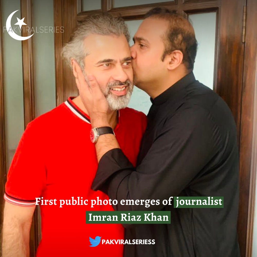 TV Anchor Imran Riaz Khan returns home after four months in missing. | by Pakistan Viral Series ...