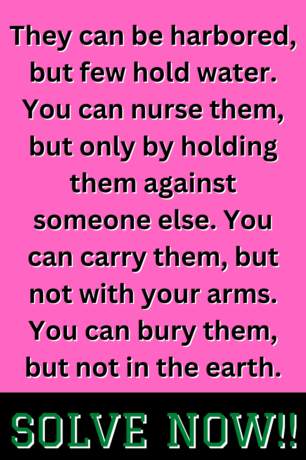 They Can Be Harbored, But Few Hold Water..!! - Mr. John - Medium