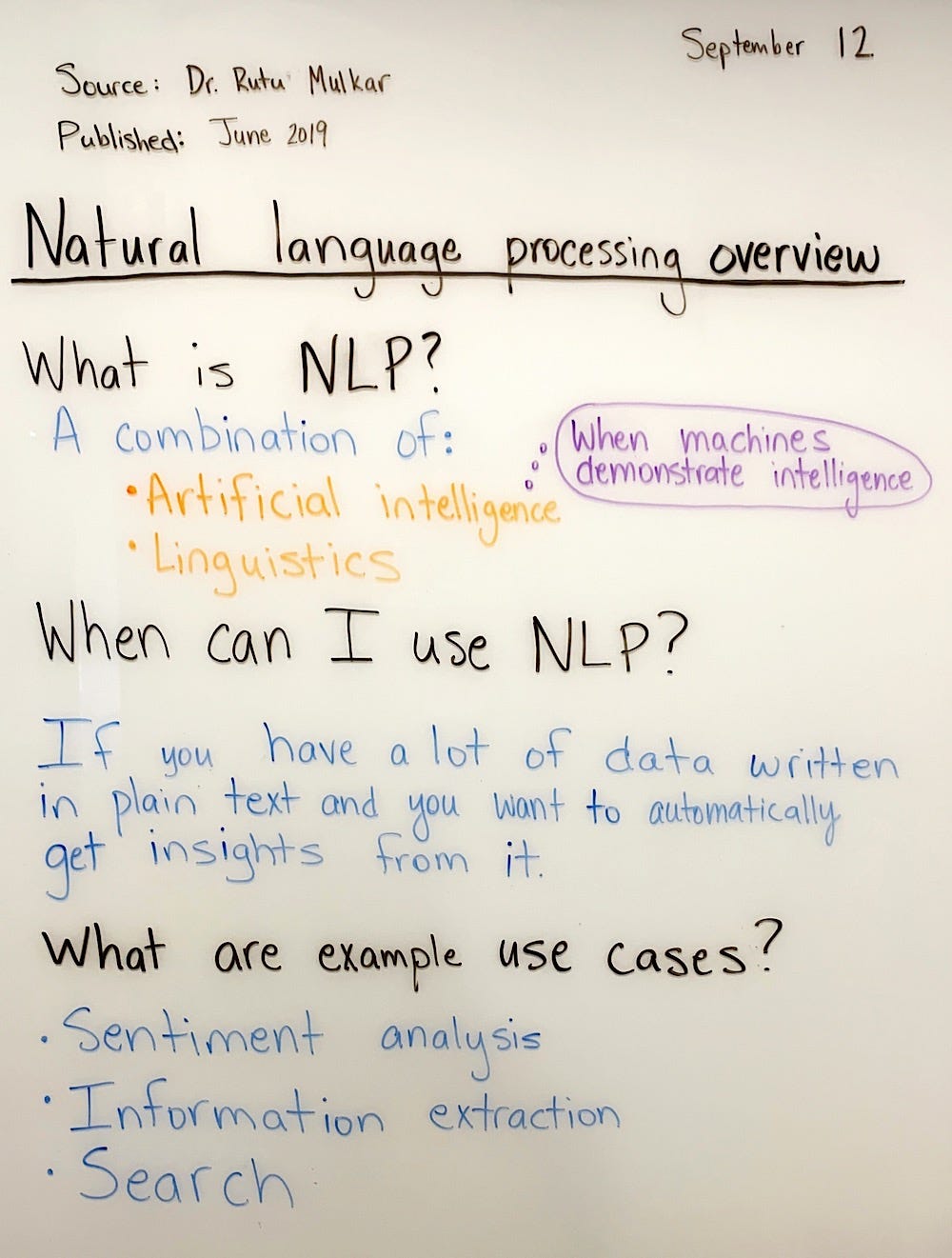 Natural Language Processing Overview | by Danny Sheridan | Fact of the ...