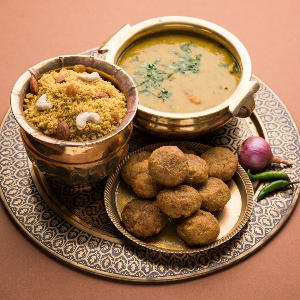 Rajasthan’s Culinary Gem: The Art of Making Daal Bati Churma | by Two ...