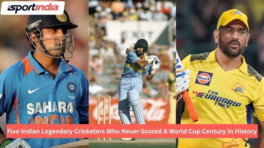 Five Indian Legendary Cricketers Who Never Scored A World Cup Century ...