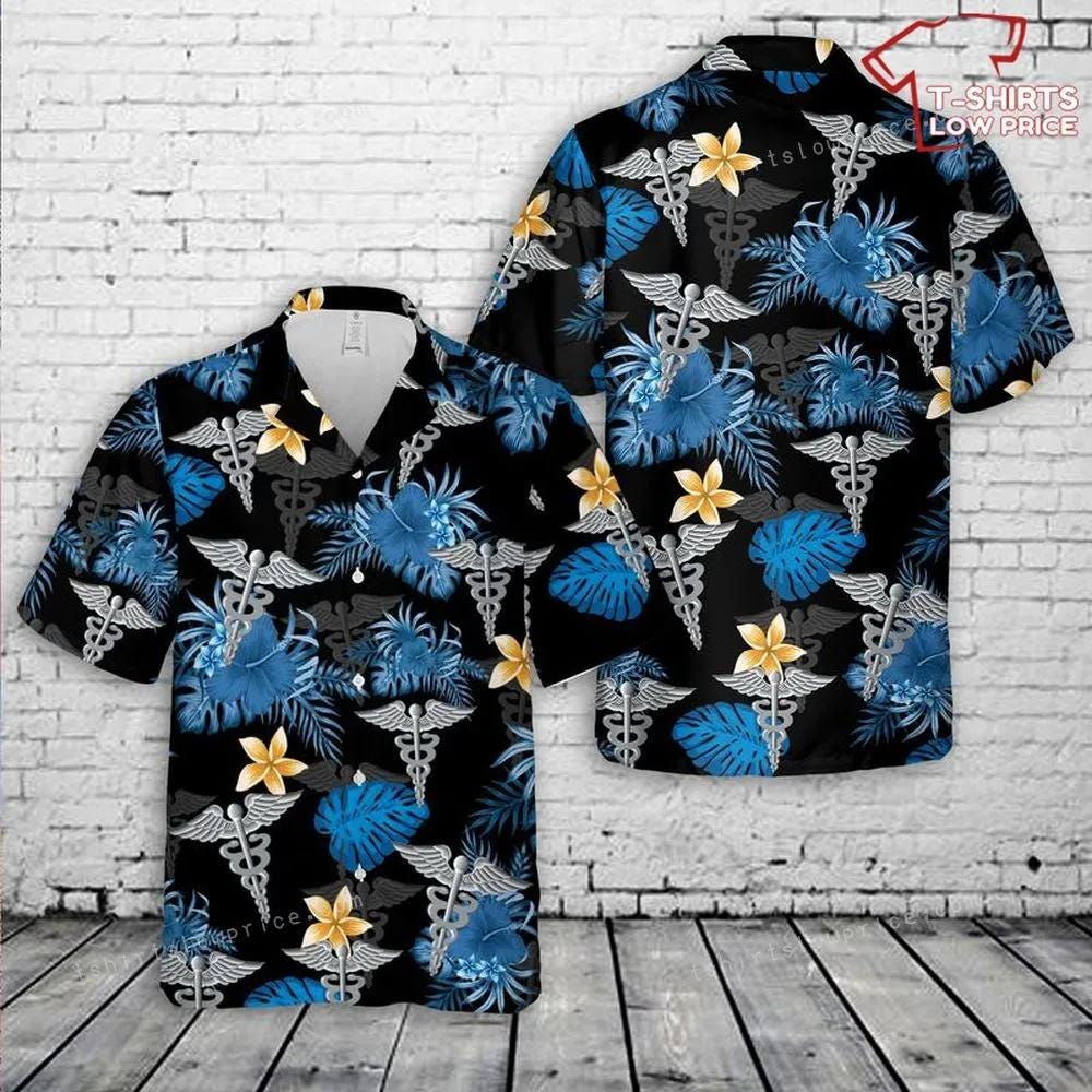 Us Navy Hospital Corpsman Hm). A Caduceus Hawaiian Shirt | by Lydia ...