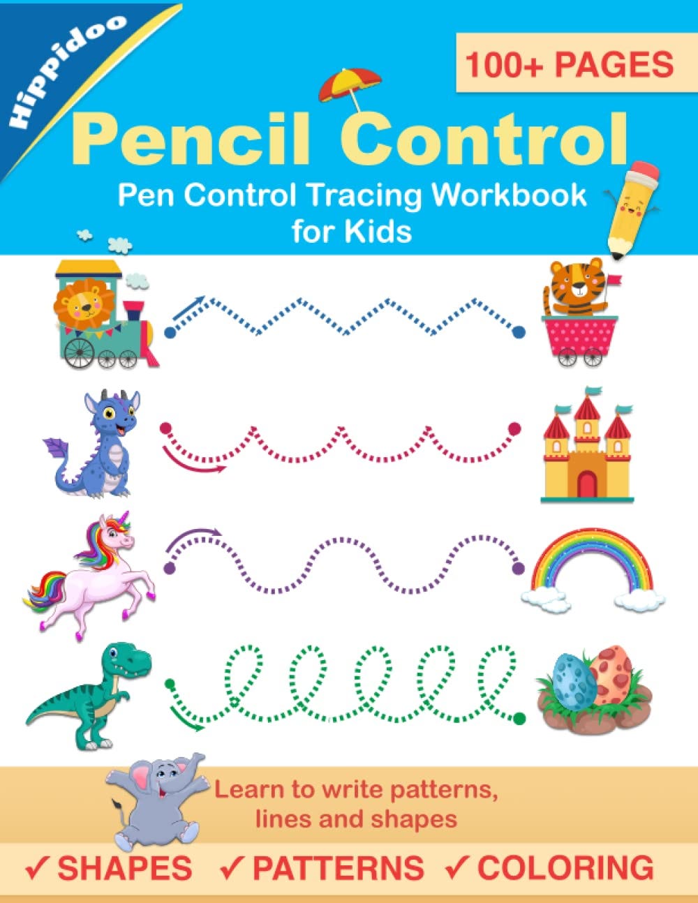 [EBOOK] Pen Control Tracing Workbook for Kids: Learn to write patterns ...
