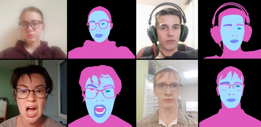 EasyPortrait: Face Parsing and Portrait Segmentation Dataset | by Sofia Kirillova | Better ...
