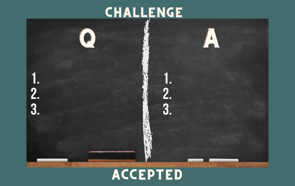 One More 10 Question & Answer Challenge | by Julie KingGood | Medium