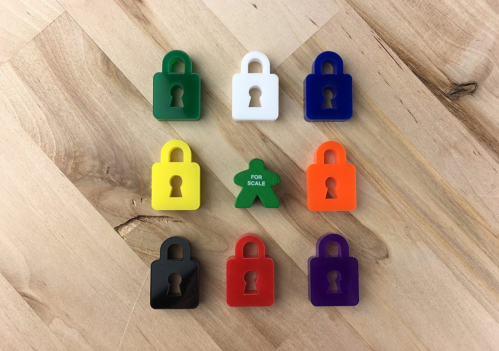 New Board Game Pieces — Locked Padlocks | by Tavis Parker | The Game ...