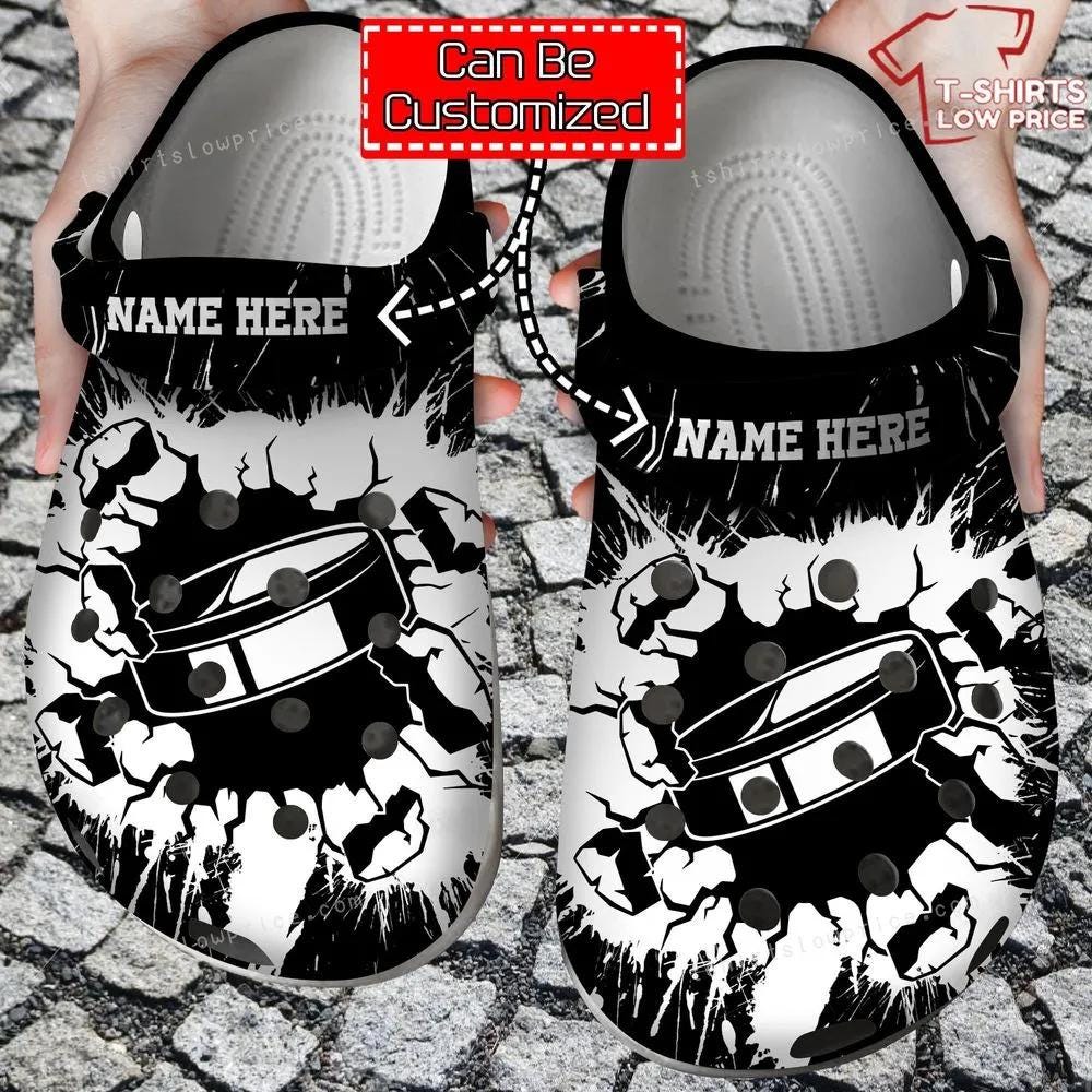 Personalized Smashing Hockey Crocs For Men | by Maddison Hamilton | Medium