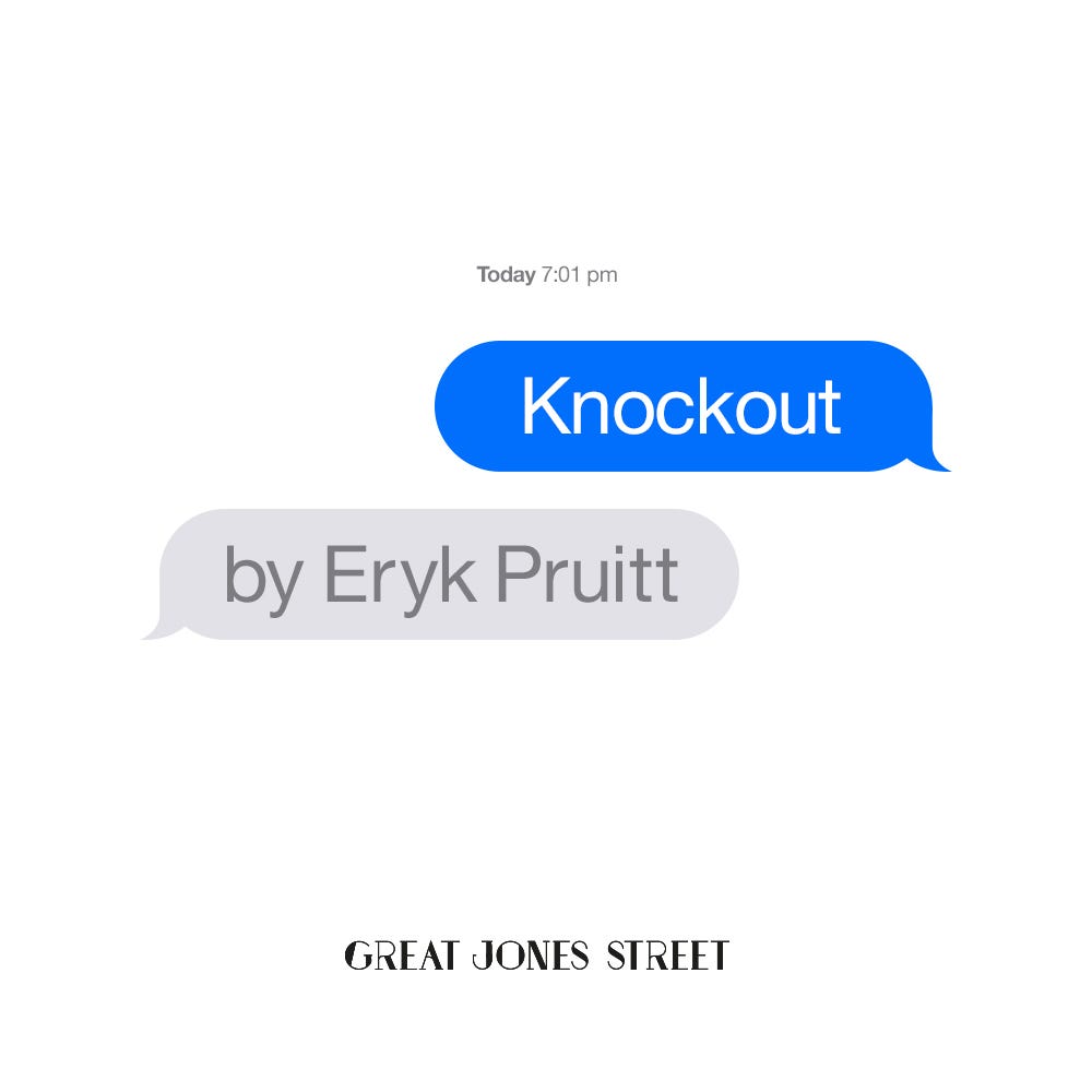 Knockout. A person’s phone tells you a lot about… | by Eryk Pruitt | Medium