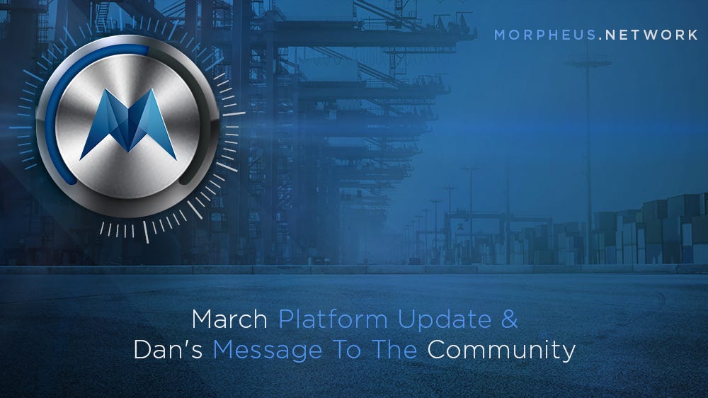 March Platform Update & Dan’s Message To The Community | by Nikhil ... March Platform Update & Dan’s Message To The Community | by Nikhil ...