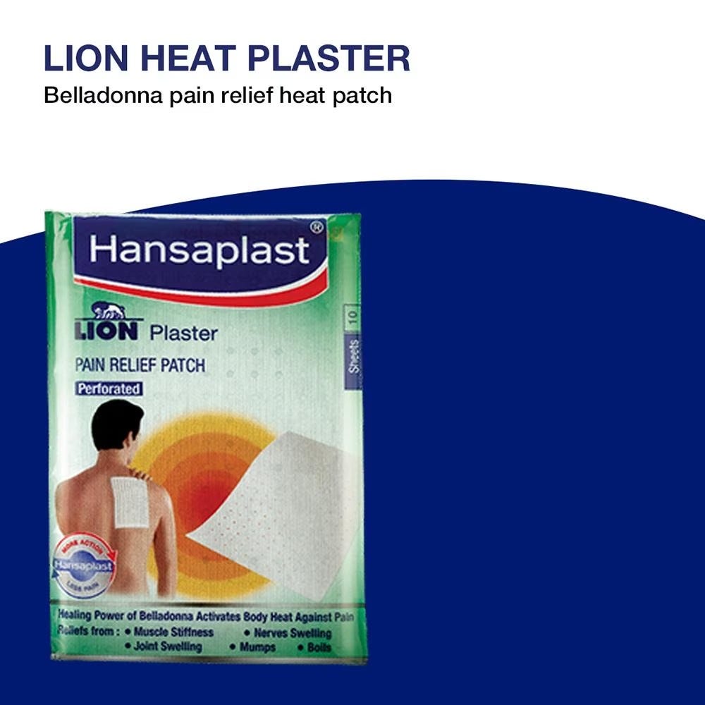 Lion Heat Capsicum Plaster for back pain — Hansaplast India - Maya ...