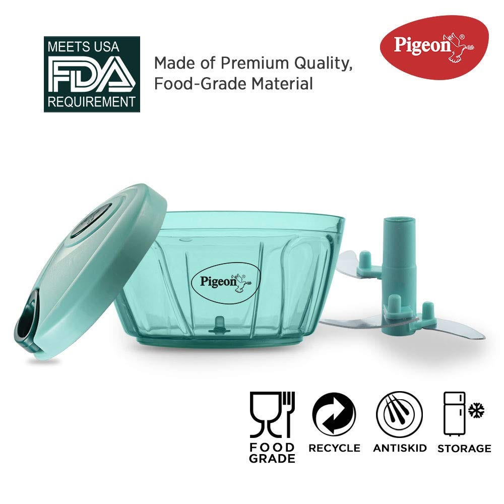Pigeon Polypropylene Mini Handy and Compact Chopper with 3 Blades for ...