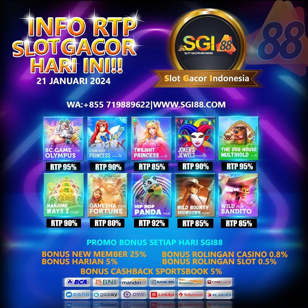 INFO SLOT GACOR INDONESIA SGI88 - OFFICIAL SGI88 - Medium