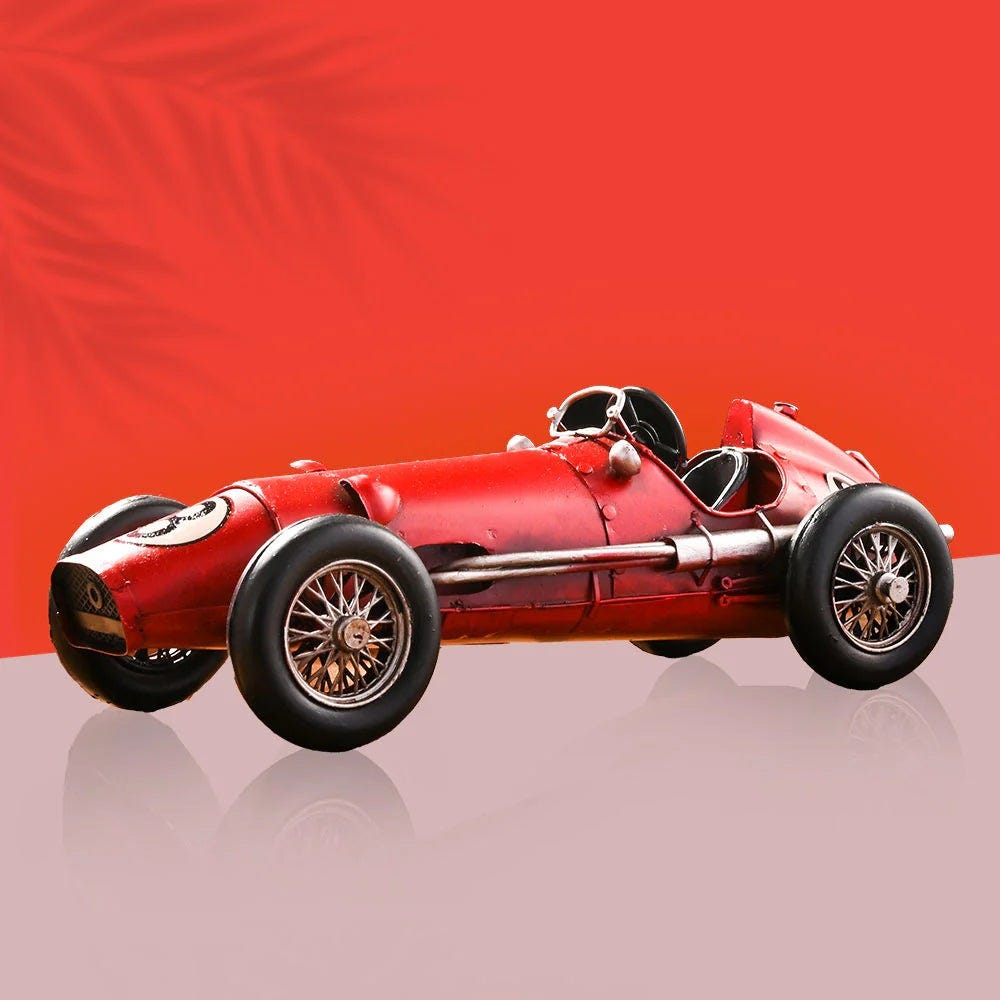 Red 1958 Ferrari 246 F1 Racing Car Model — The Artarium: A Masterpiece ...
