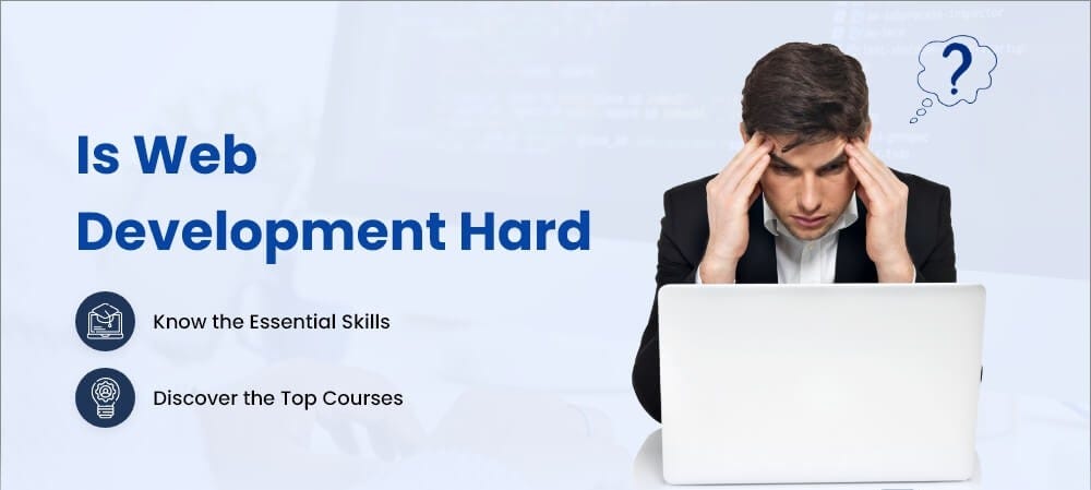 Web development is easy or hard. Web development can be both easy and ...