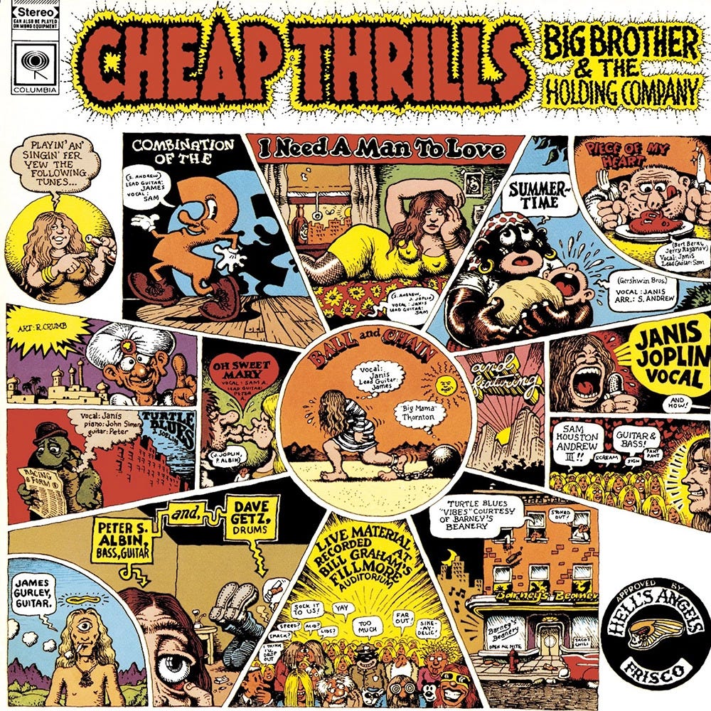 Review #372: Cheap Thrills, Big Brother & the Holding Company | by Karla Clifton | Medium