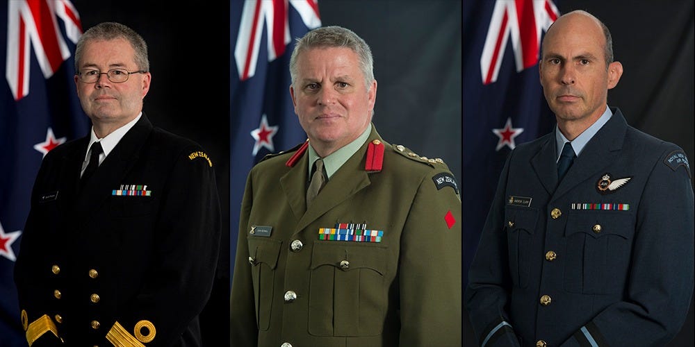 Chief of Defence Force welcomes three new service chiefs | by New ...
