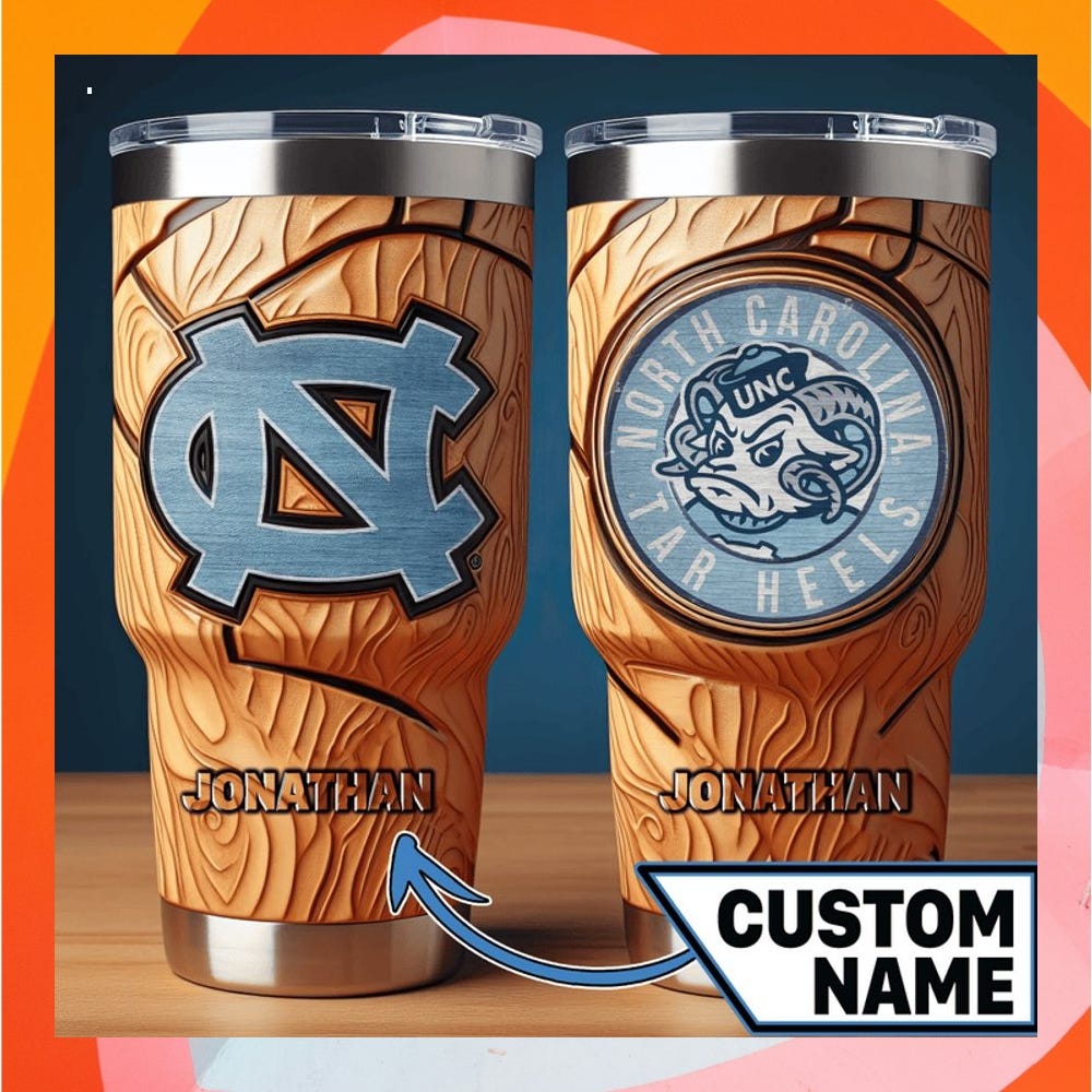 HOT North Carolina Tar Heels CUSTOM Tumbler | by Astarstyle Fashion ...