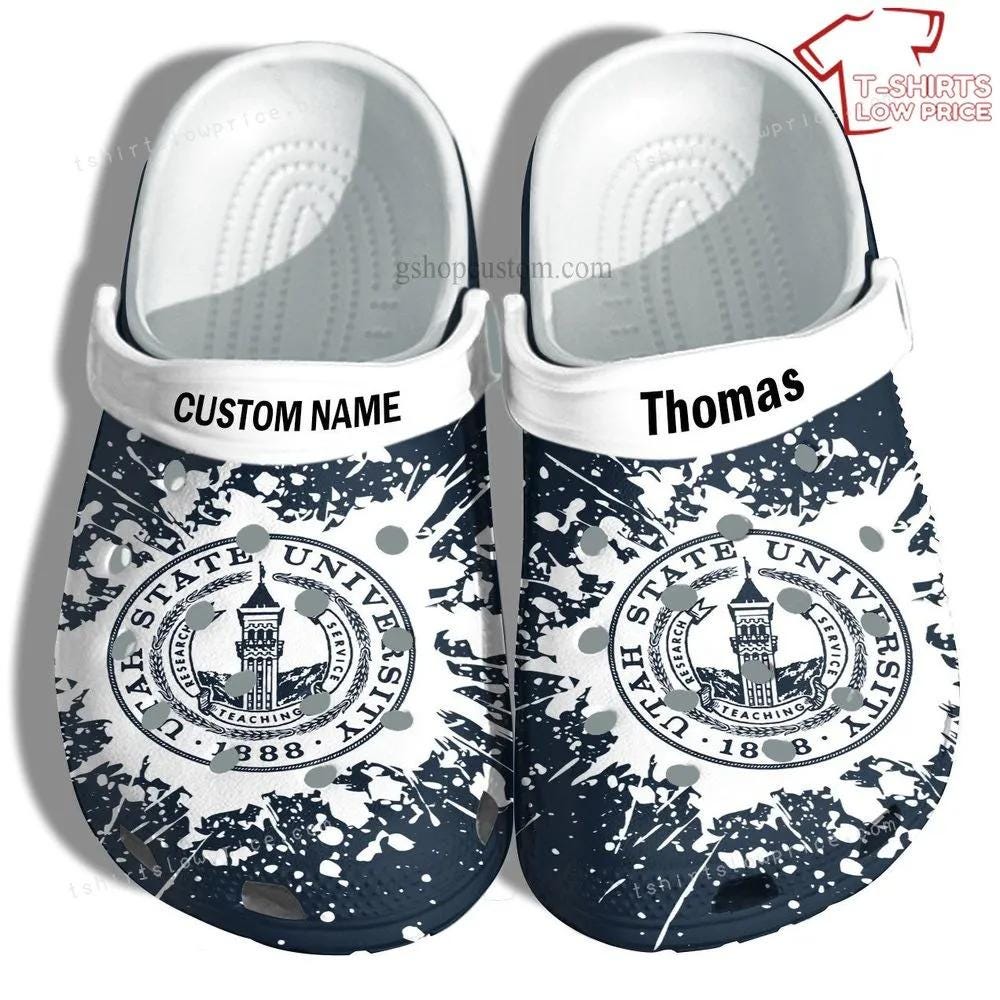 Utah State University Graduation Gifts Crocs Shoes Customize | by Joel ...