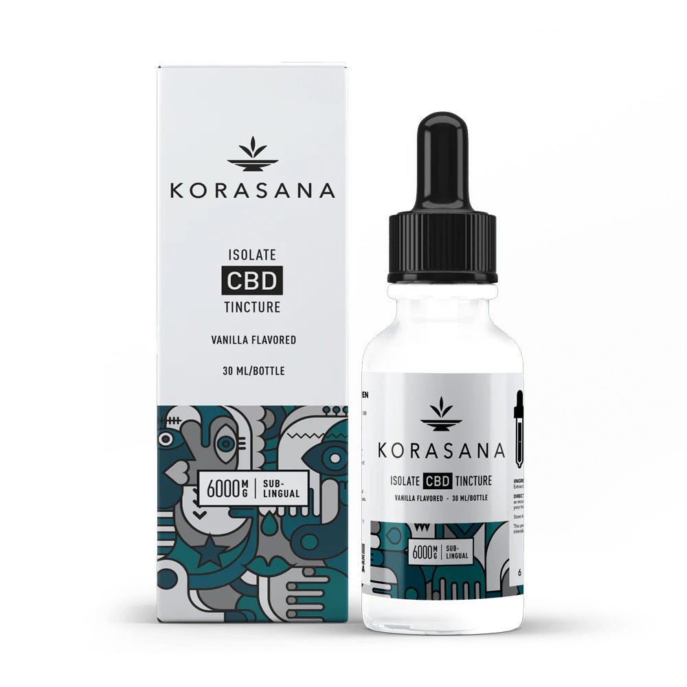 CBD Isolate Tincture By Korasana - Korasana - Medium