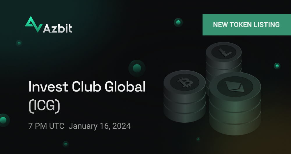 ICG Comes To Azbit. Invest Club Global is a cryptocurrency… | by Azbit ...