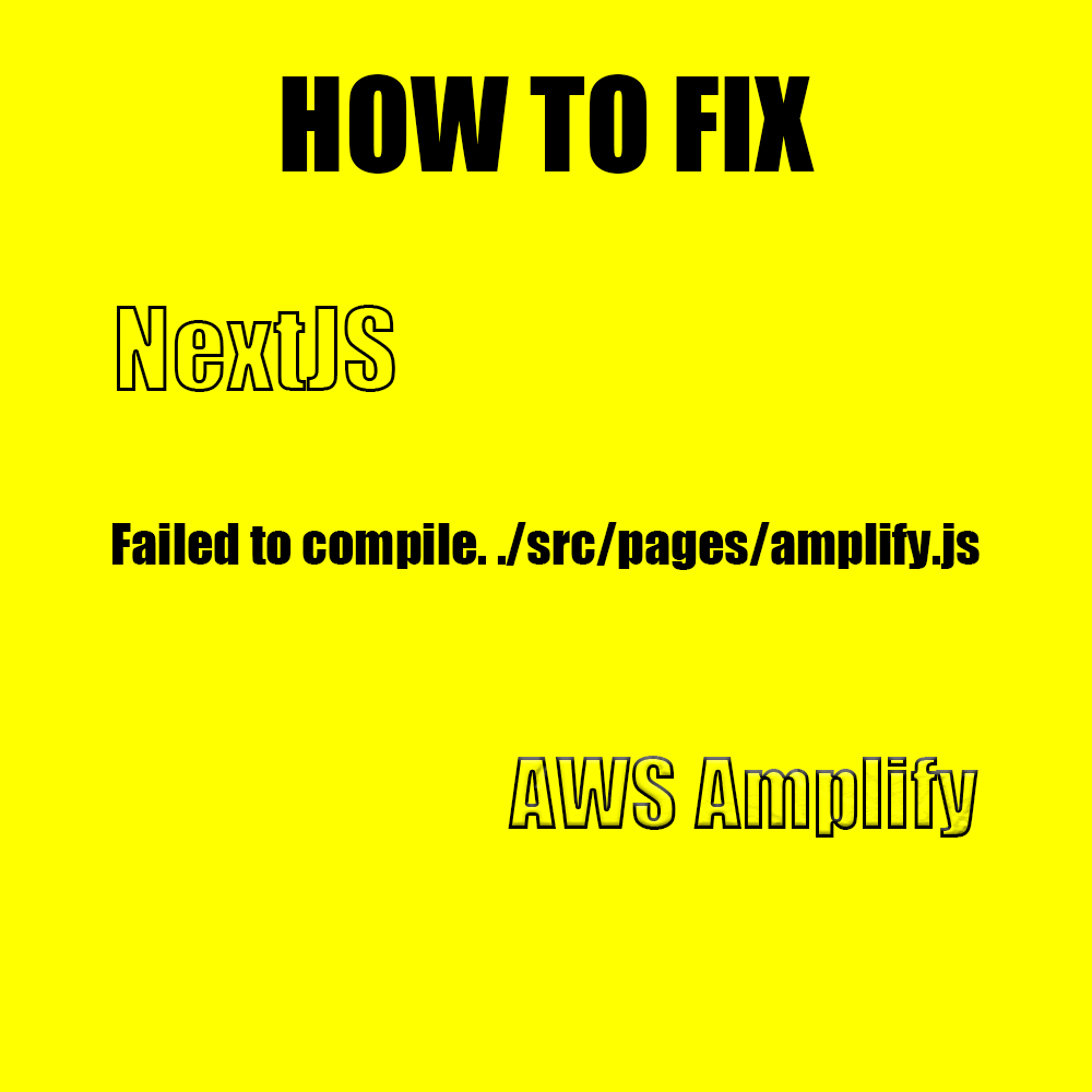 Defeat the Amplify / NextJS SSR Infamous “aws-exports” Error! | by Glen Barnhardt | Medium