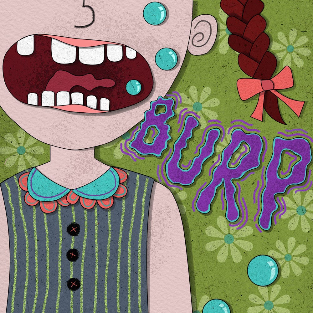 The Girl Who Loved to Burp. By Lena Buford | by SafeKidsStories | Safe ...