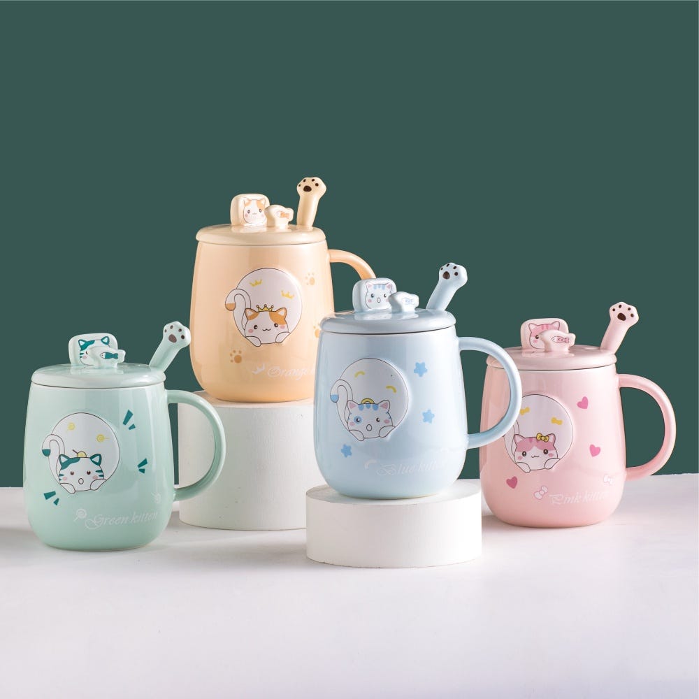 The Cute mug and plate things. Anyone who likes cute cute mugs ?? Yes ...