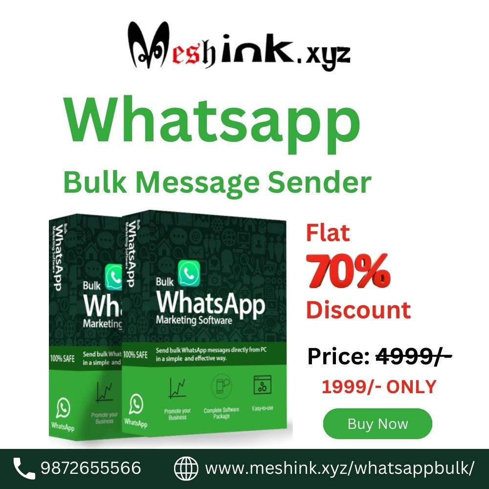Whatsapp Bulk Message Sender - Meshink - Medium