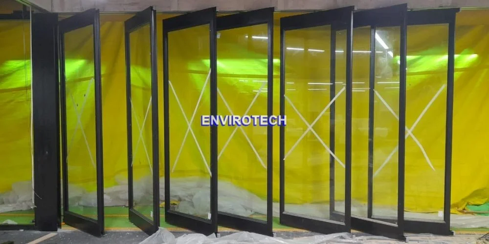 Sleek Versatility: Glass Sliding Folding Partitions - Envirotechsystem ...