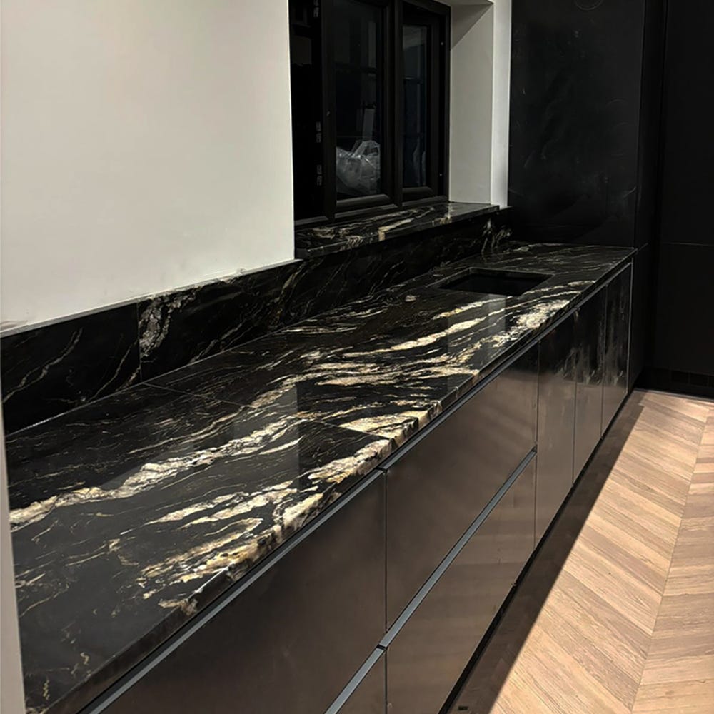 Cosmic Black Granite. Cosmic Black Granite is a stunning… | by Work ...