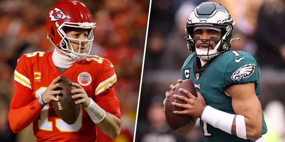 Texas-Born QBs Patrick Mahomes and Jalen Hurts Shine in the Super Bowl ...