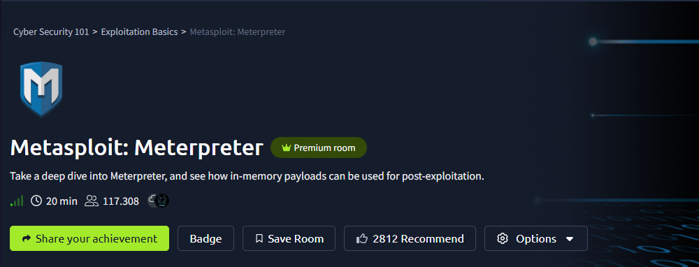 Tryhackme — Metasploit: Meterpreter | by Andreyna Marques Carvalho | Nov, 2025 | Medium