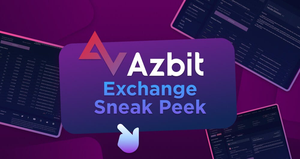 What Azbit Exchange Looks Like. Sneak Peek! | by Azbit | Azbit News ...
