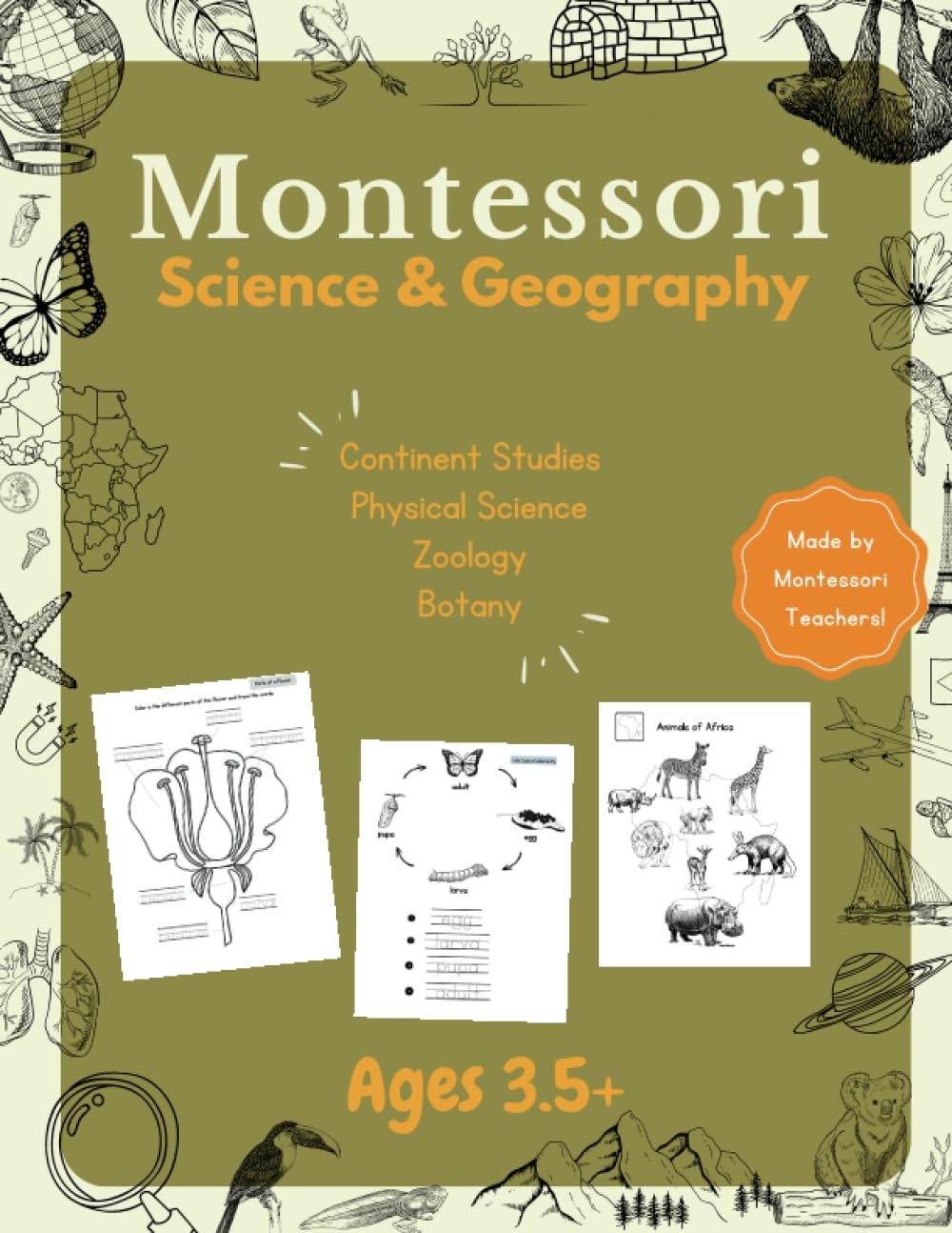 [EBOOK][BEST]} Montessori Science and Geography Workbook: Continent ...