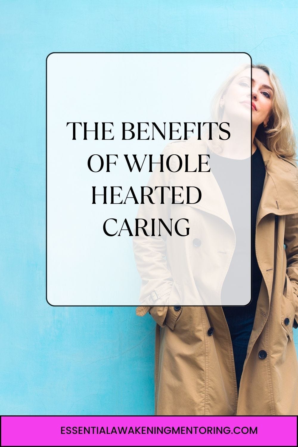 The Benefits Of Whole Hearted Caring | by Pia Antico | Medium