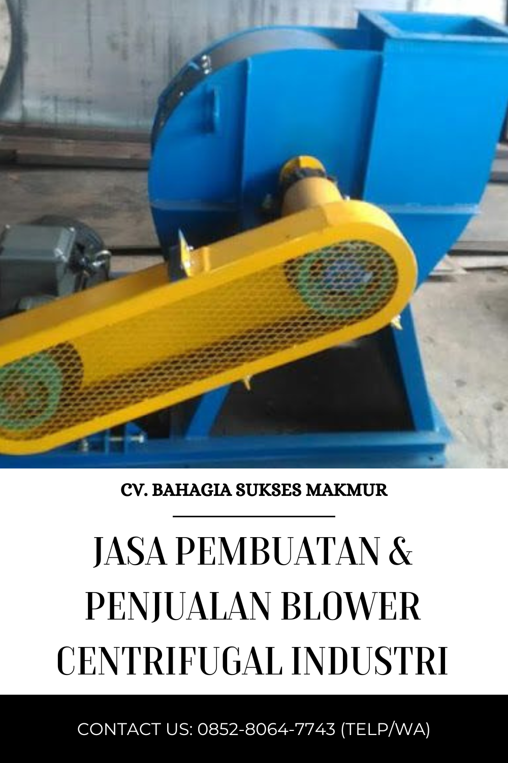 JASA PEMBUATAN DAN PENJUALAN BLOWER INDUSTRI PT. TOYO LAB INDONESIA ...