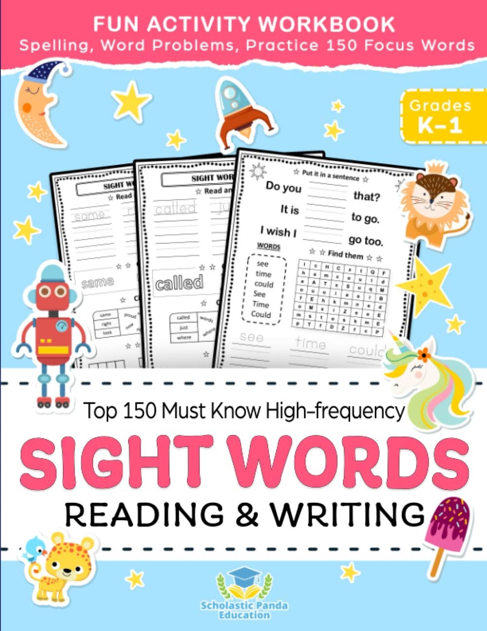 [PDF][BEST]} Sight Words Top 150 Must Know High-frequency Kindergarten ...