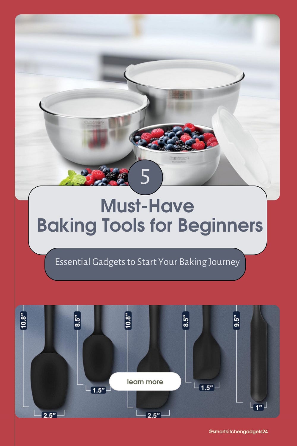 5 Must-Have Baking Tools for Beginners: Essential Gadgets to Start Your ...