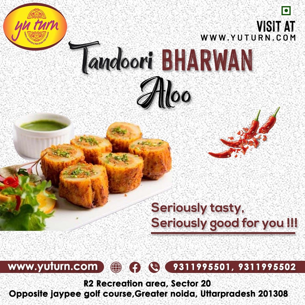 Tandoori Bharwan Aloo — Yuturn - Yuturn Restaurant - Medium