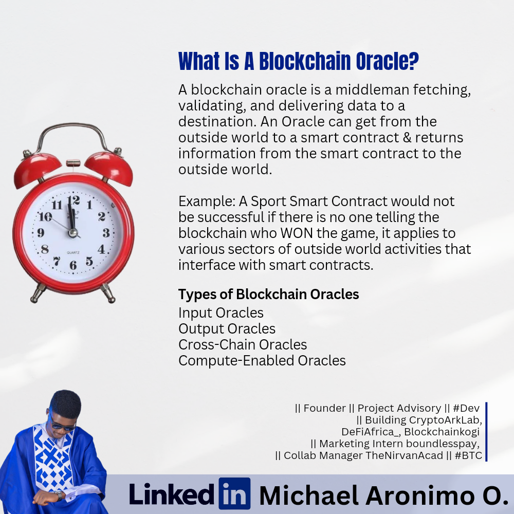 What Is A Blockchain Oracle A Blockchain Oracle Is A Middleman Fetching Validating And