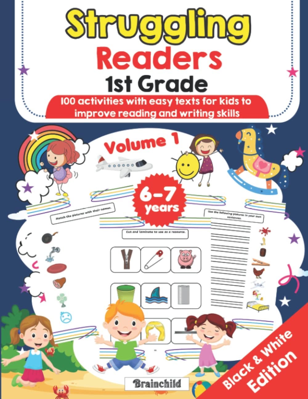 [EBOOK][BEST]} Struggling Readers 1st Grade. 100 activities with easy ...