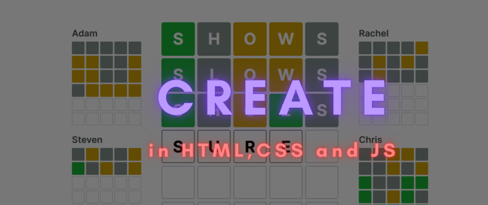 Beginner’s Guide: Develop a Wordle Game Using HTML, CSS, and JS | by Aziz Bergach | Medium