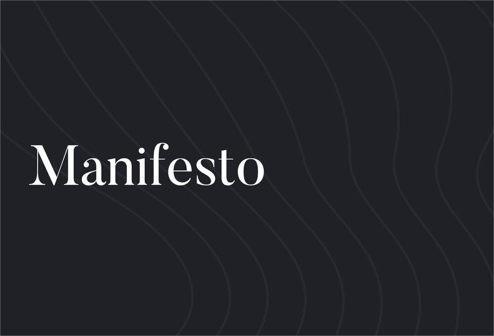 Design Manifesto. A bit about me | by Gilbeto Reyes | Medium