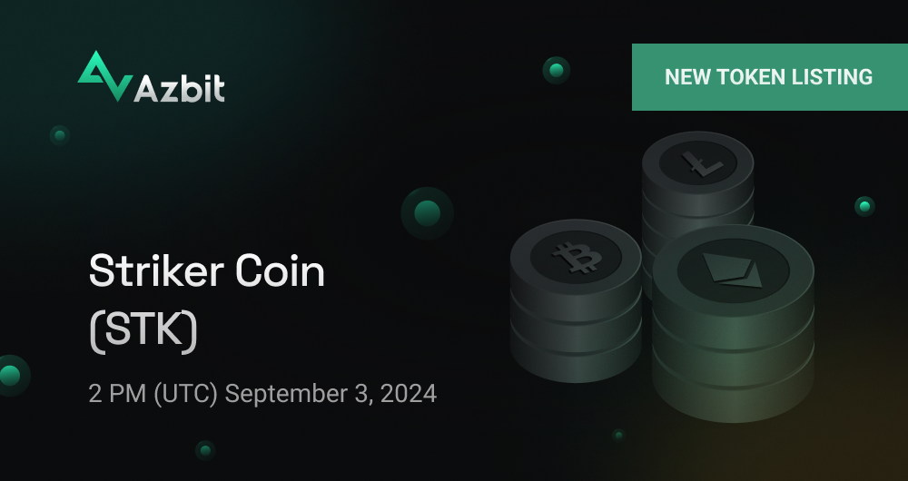 Listing Alert: STK. The Striker Coin project is based on… | by Azbit ...