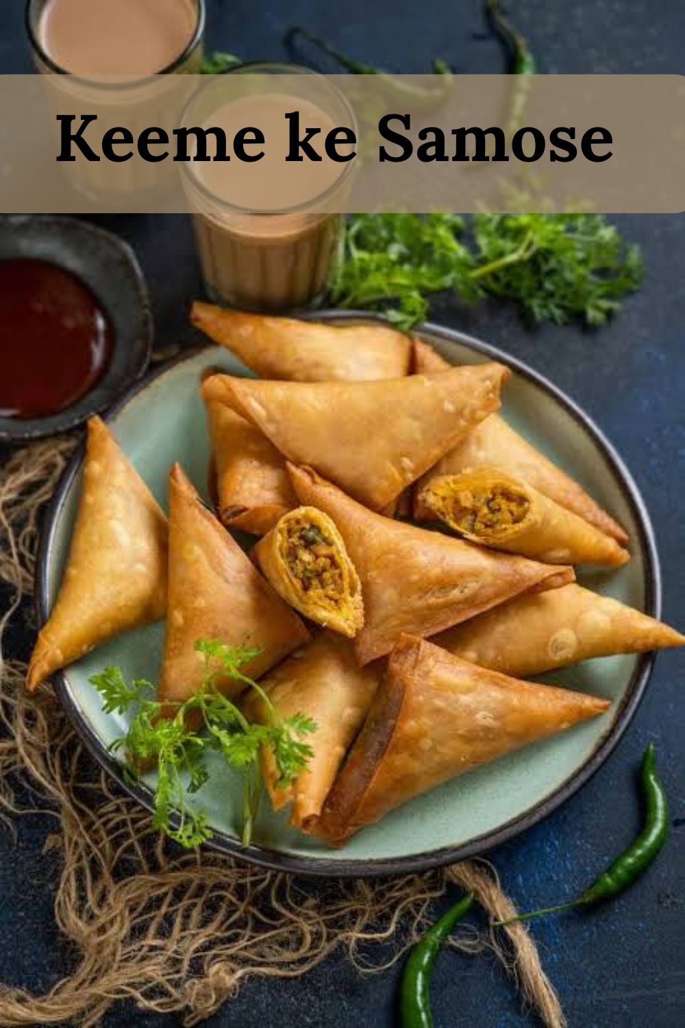 Keeme ka samosa - Taaj Recipes - Medium